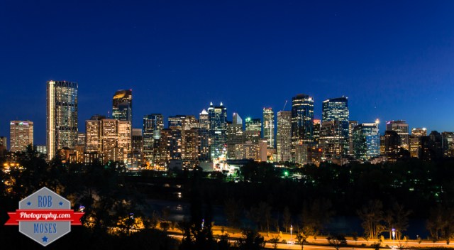 Calgary Skyline At Night Calgary Tower At Night Stock Video | Motion