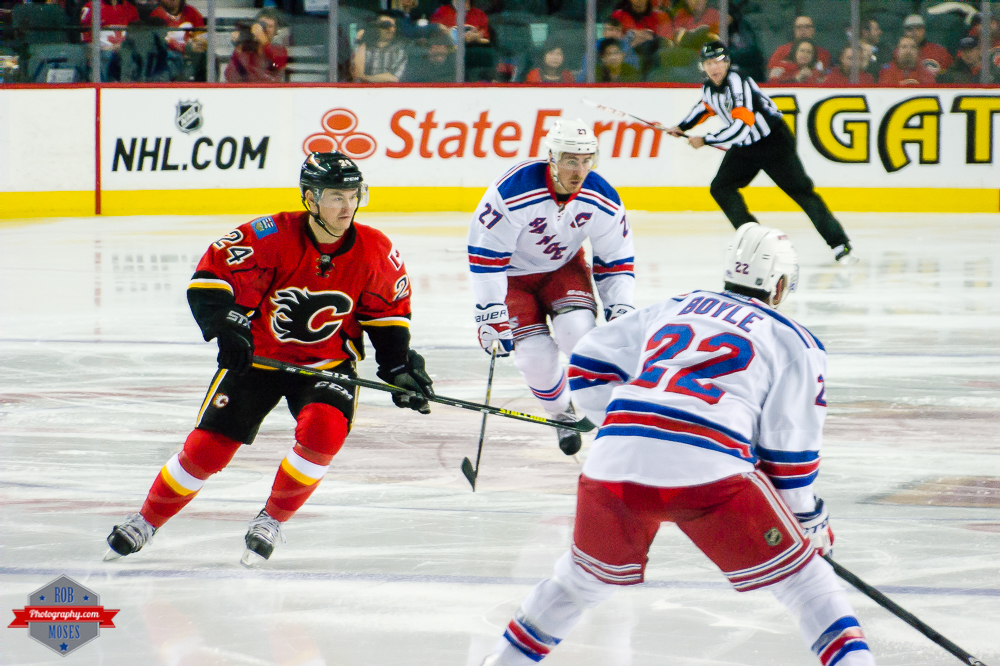 Flames vs Rangers | Rob Moses Photography